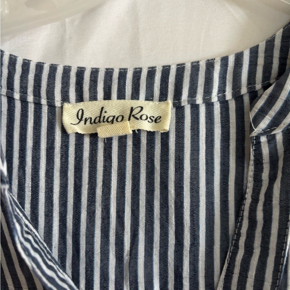indigo Rose | Tops | Indigo Rose Stripes | Poshmark